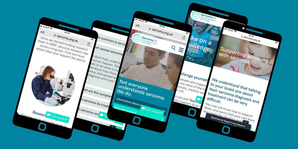 New Sarcoma UK website puts the person first | Sarcoma UK