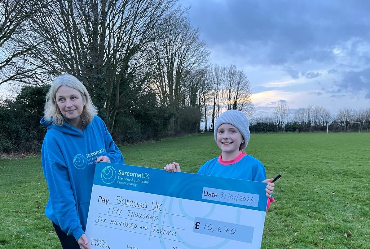 Girl, 11, raises more than £12,000 for Sarcoma UK | Sarcoma UK