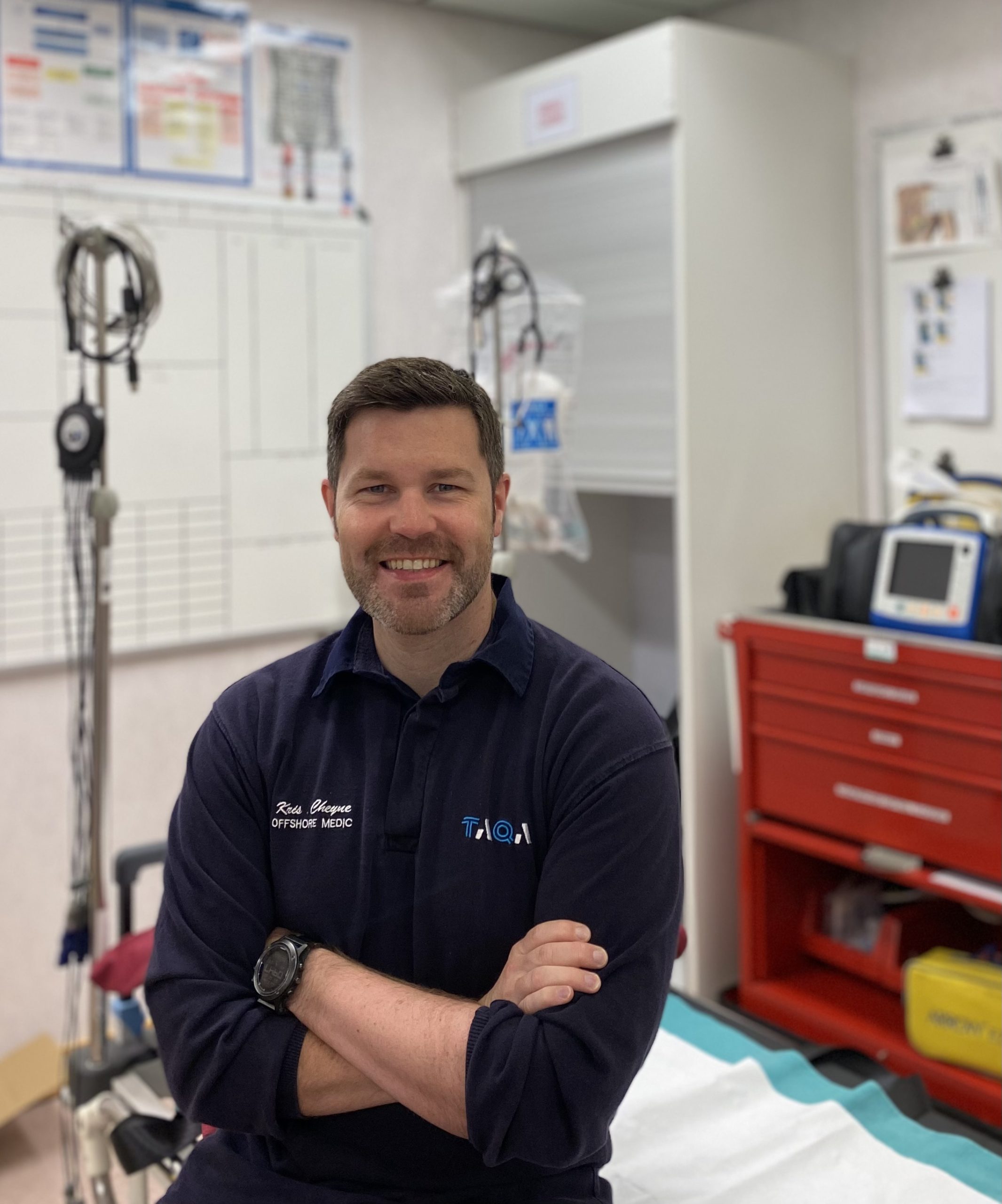 Oil rig medic training in the North Sea for marathon | Sarcoma UK